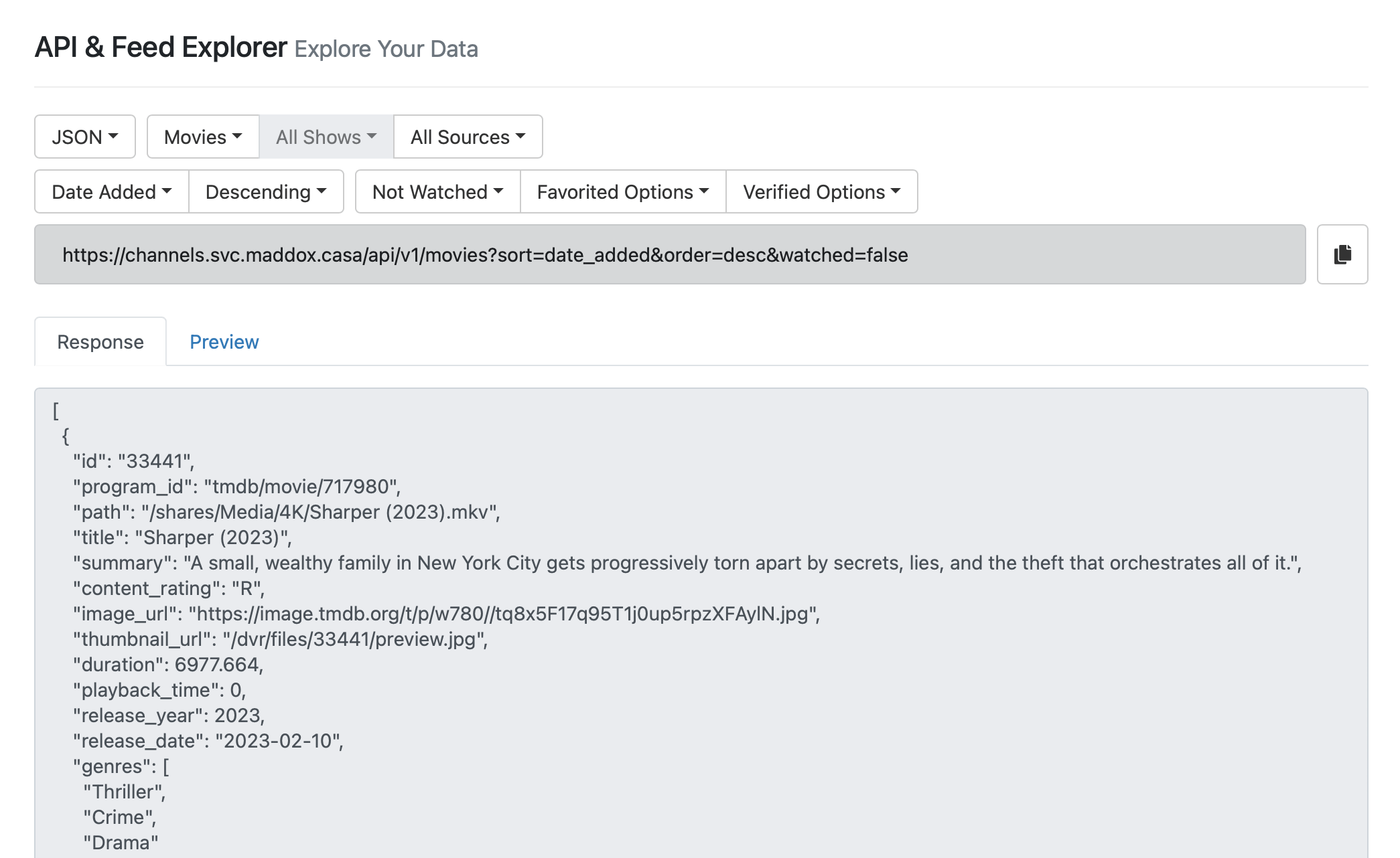 Channels Support - Server API